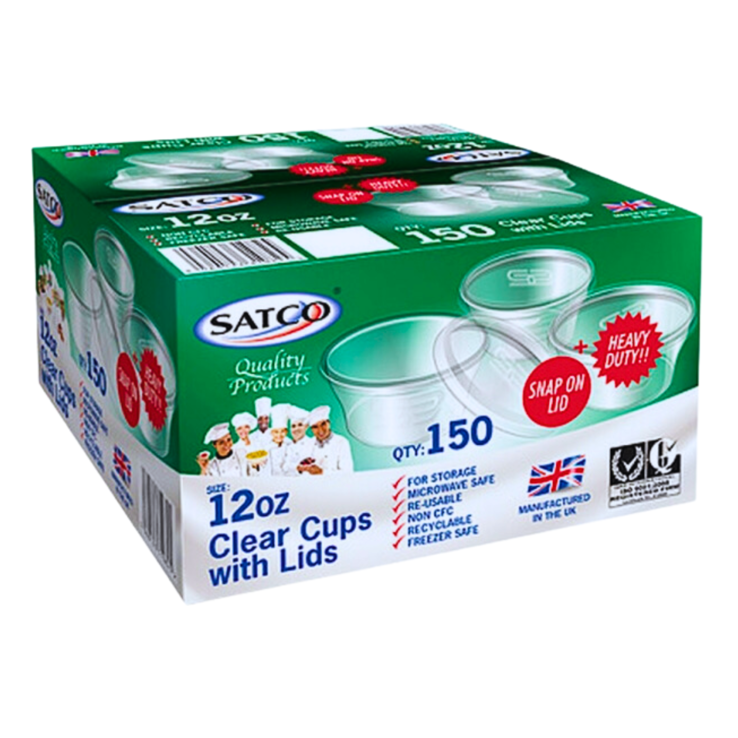 Round Cups 12oz + Lids – SK Foods Ltd