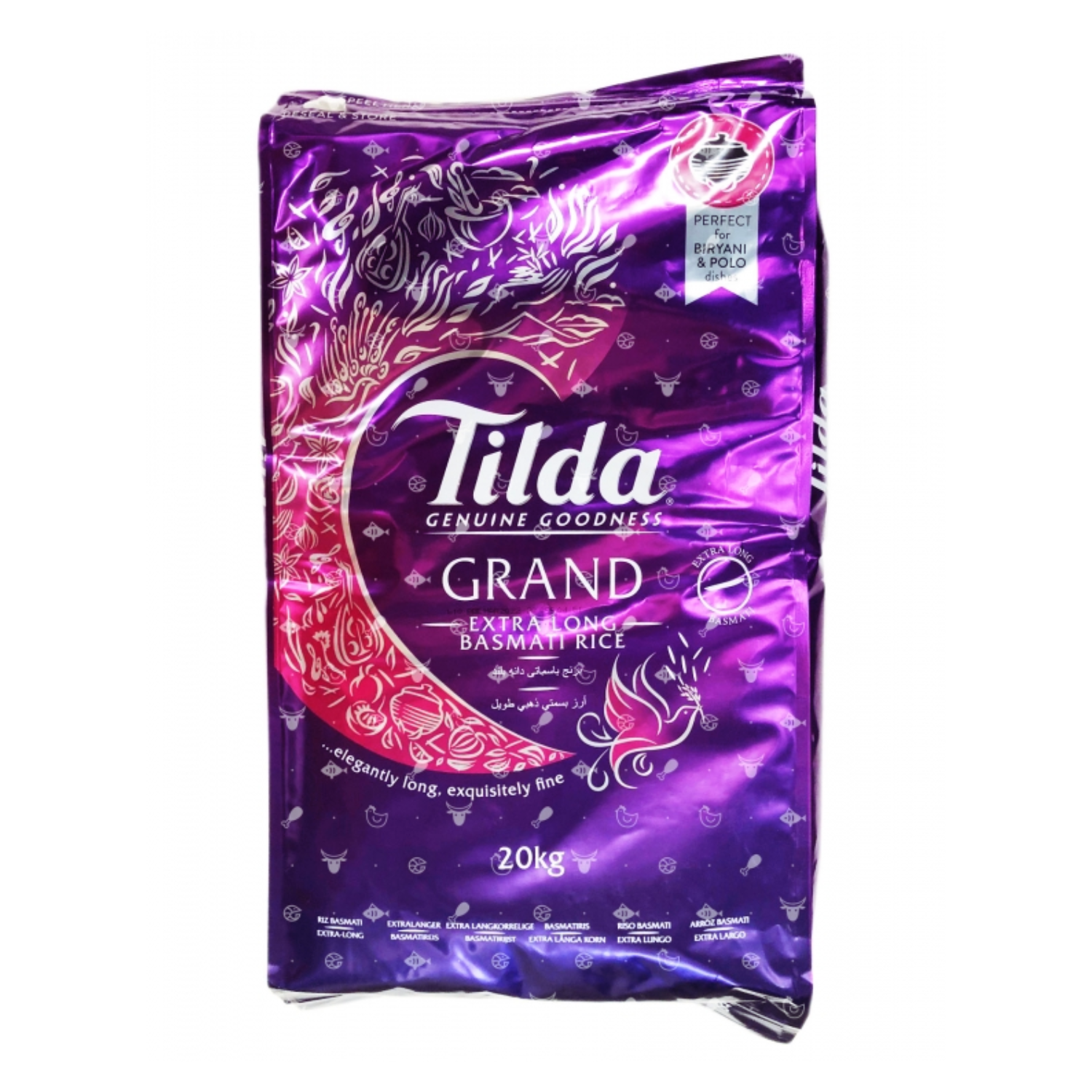 Tilda Grand Basmati Rice 20kg | Tilda Rice 20Kg | Tilda 20kg Basmati ...